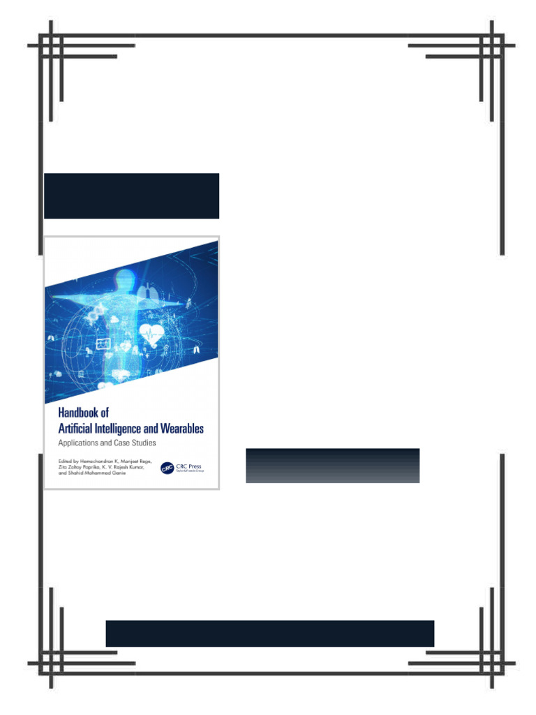 Handbook of Artificial Intelligence and Wearables: Applications and Case Studies 1st Edition ...