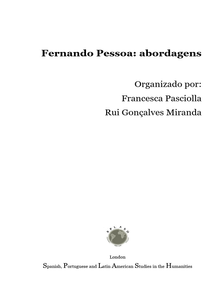 2 Produção Capítulo de Livro - Fernando Pessoa Abordagens - O ...