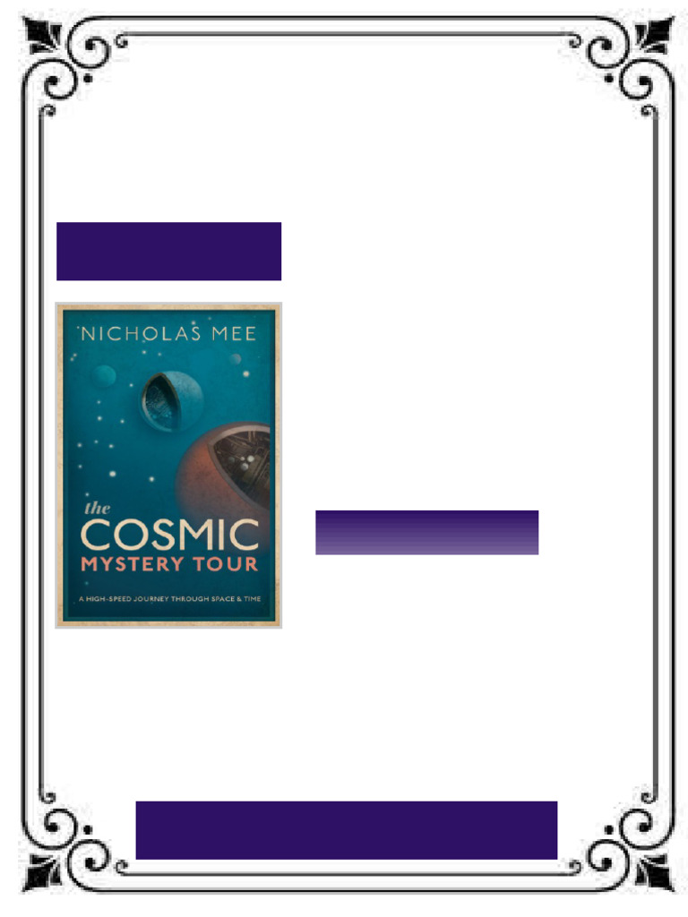 The Cosmic Mystery Tour Nicholas Mee ebook 2026 final release | PDF