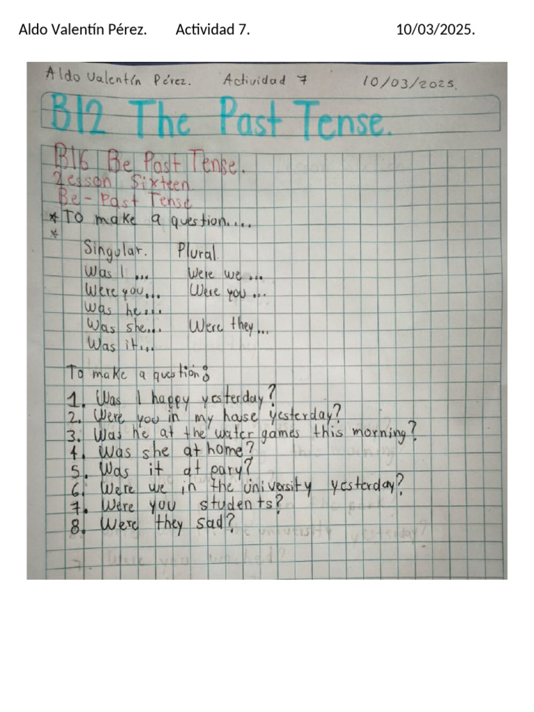 Actividad 7. 10-03-2025 | PDF