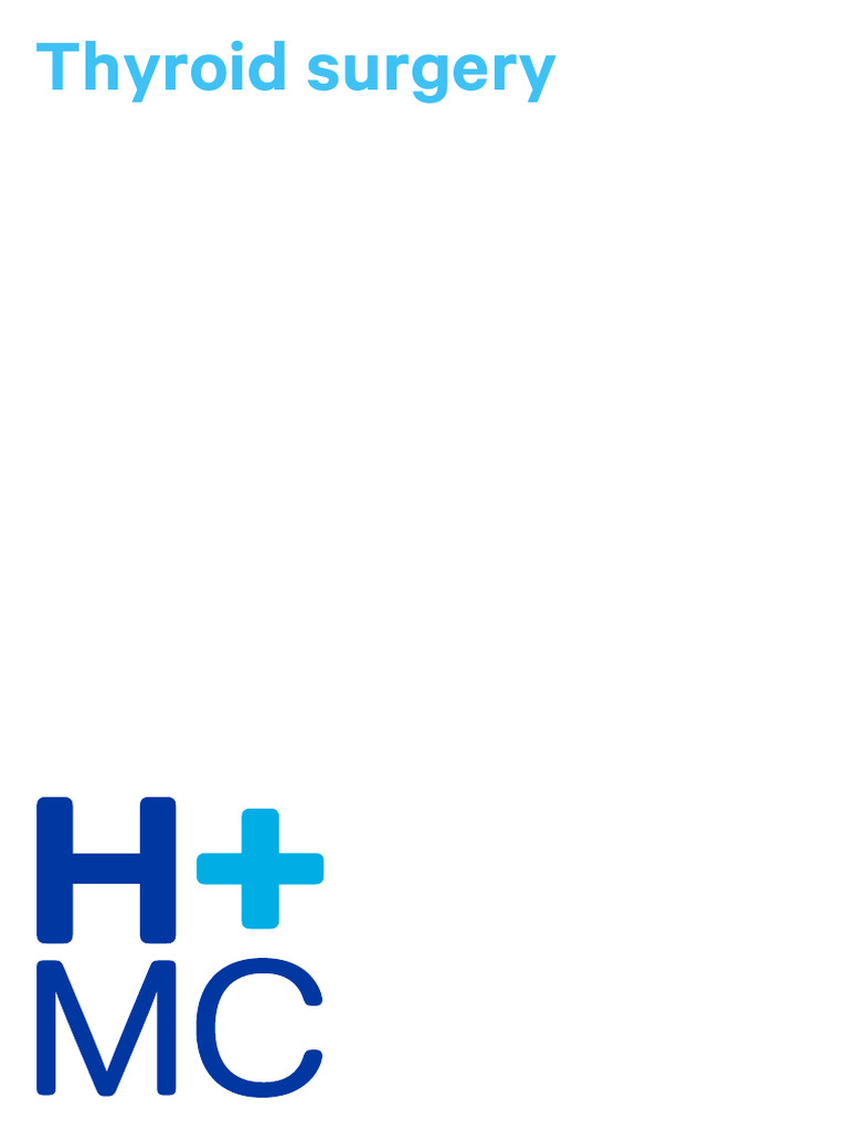 Thyroid Surgery Overview and Recovery | PDF | Thyroid | Thyroid Disease
