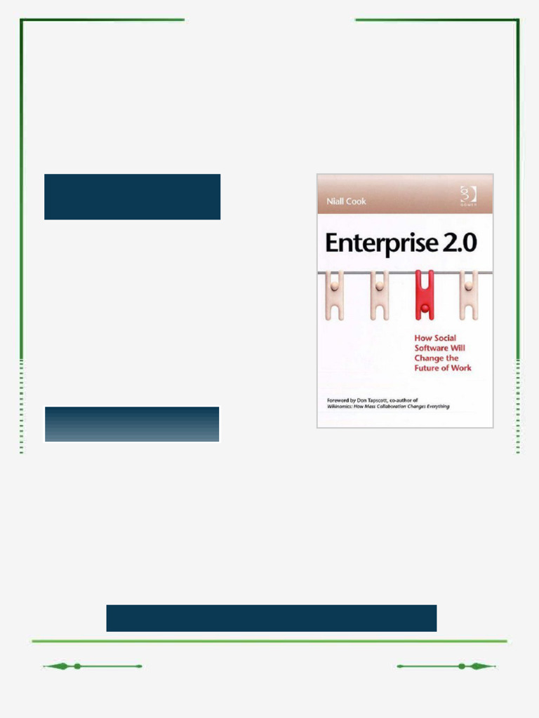 Enterprise 2 0 How Social Software Will Change the Future of Work Niall ...