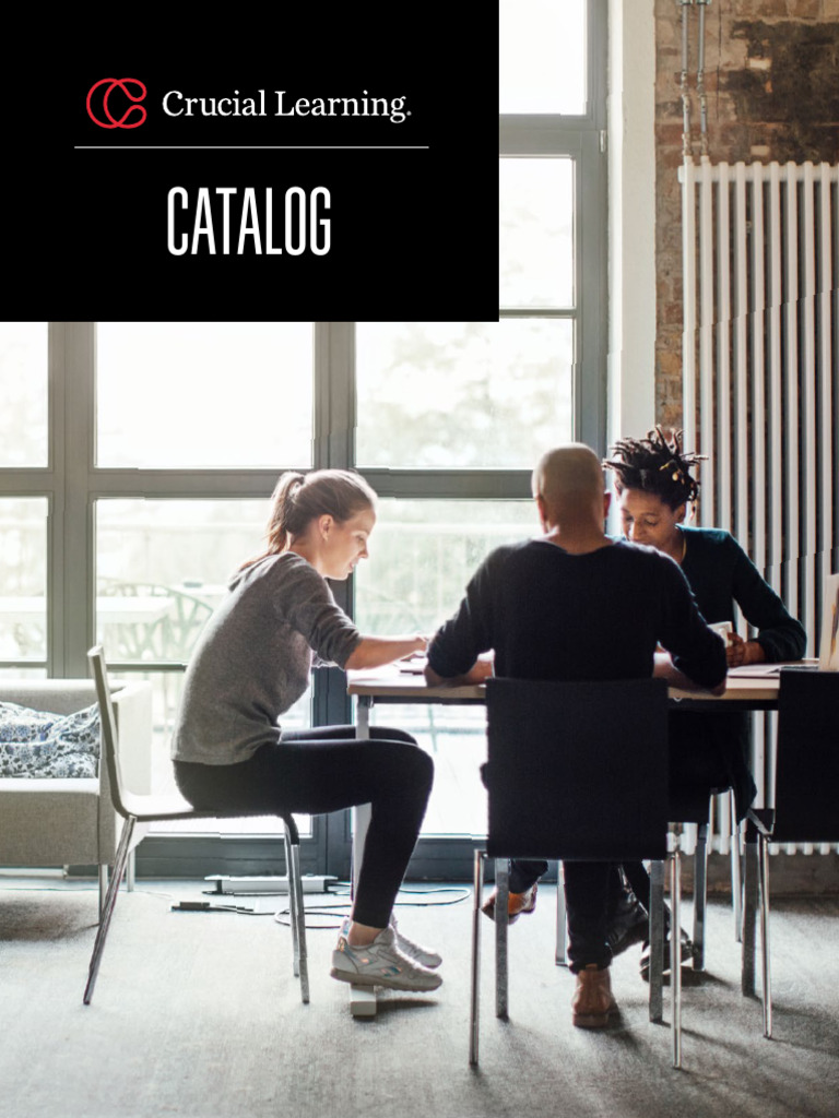 Crucial Learning Solutions Catalog | PDF | Motivational | Motivation