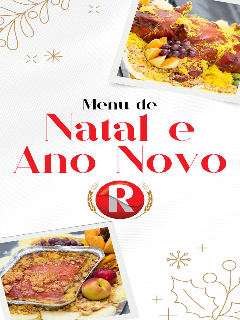 Menu de Assados para Natal e Ano Novo | PDF | Culinária | Alimentos