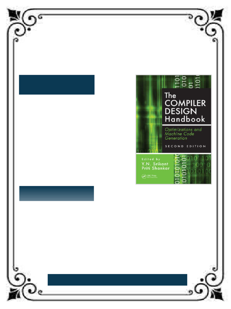 The compiler design handbook optimizations and machine code generation 2nd Edition Y.N. Srikant ...