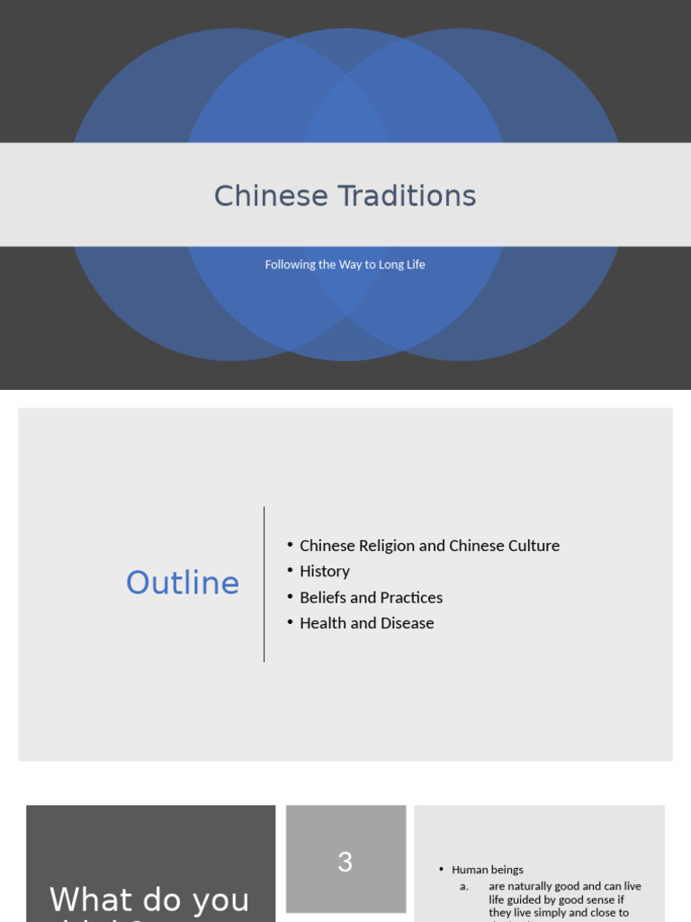 Chinese Traditions: Religion and Culture | PDF | Confucianism | Laozi