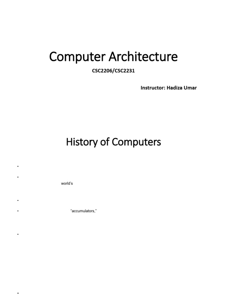 Computer Architecture | PDF | Binary Coded Decimal | Central Processing Unit