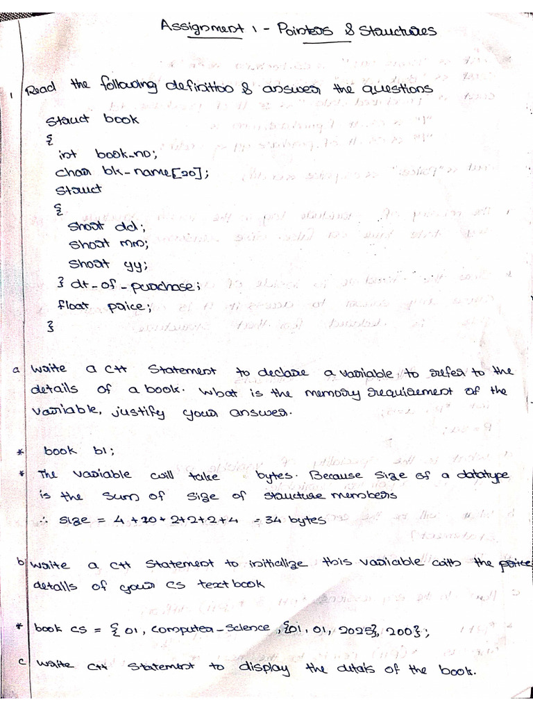 Cs_assignment_structures_&_pointers | PDF