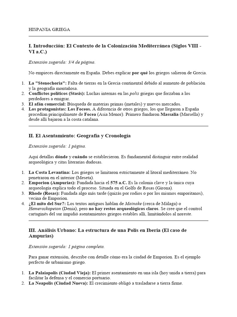 HISPANIA GRIEGA | PDF | Antigua Grecia