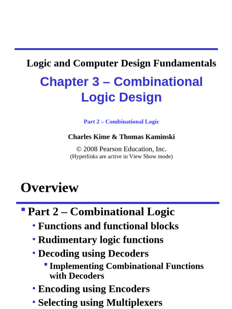 LCDF4 Chap 03 P2 Updated Sem 471 | PDF | Integrated Circuit | Logic Gate