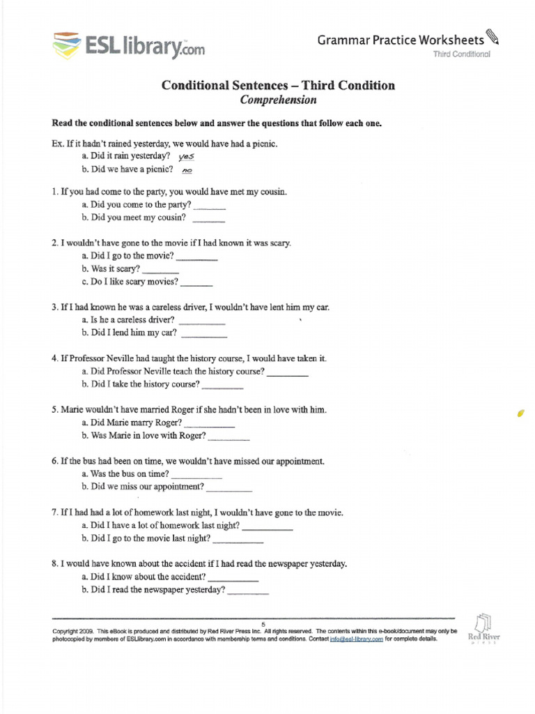 Practice With Conditional Forms | PDF