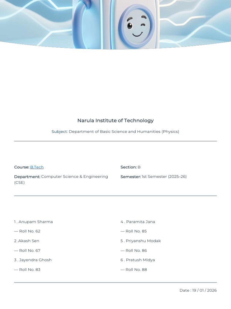 Final Project by Group - 7 | PDF | Thermocouple | Physical Sciences