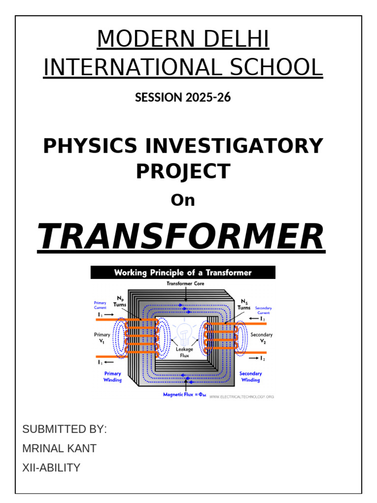 Transformer (1) | PDF | Transformer | Inductor