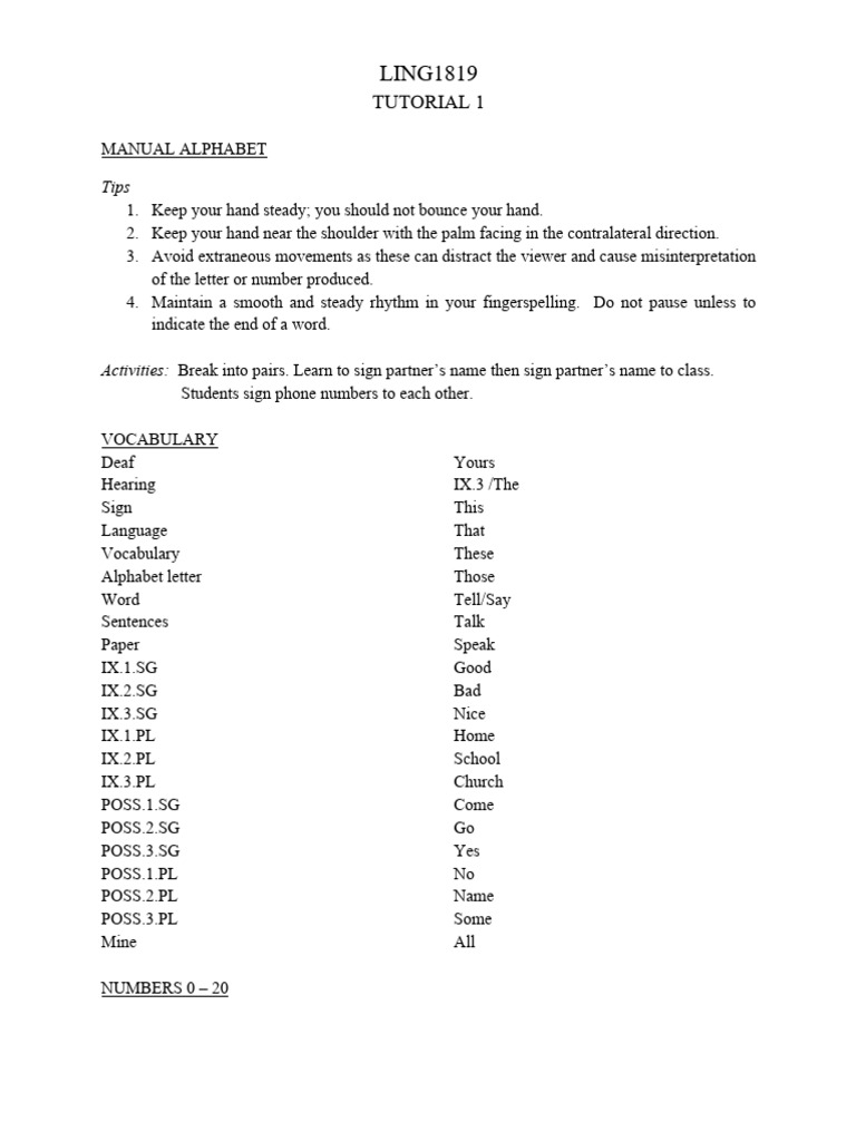 Essential Vocabulary for Sign Language | PDF | Caribbean | Hypertension