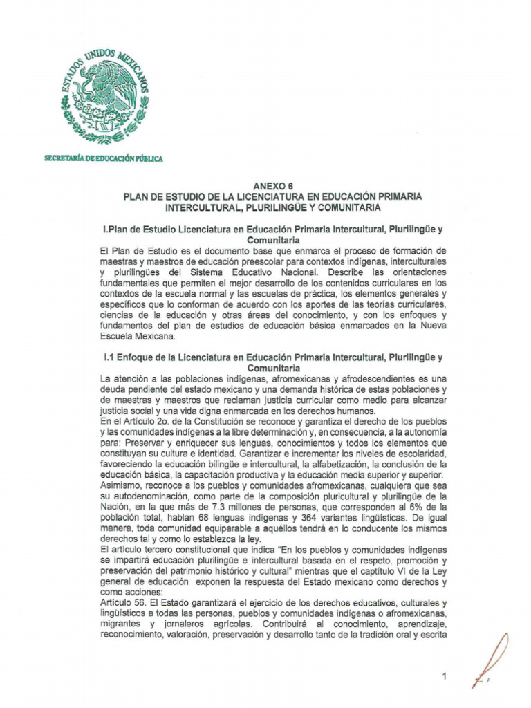 No 6 Anexo 6 Del Acuerdo 16-08-22 | PDF | Aprendizaje | Plan de estudios