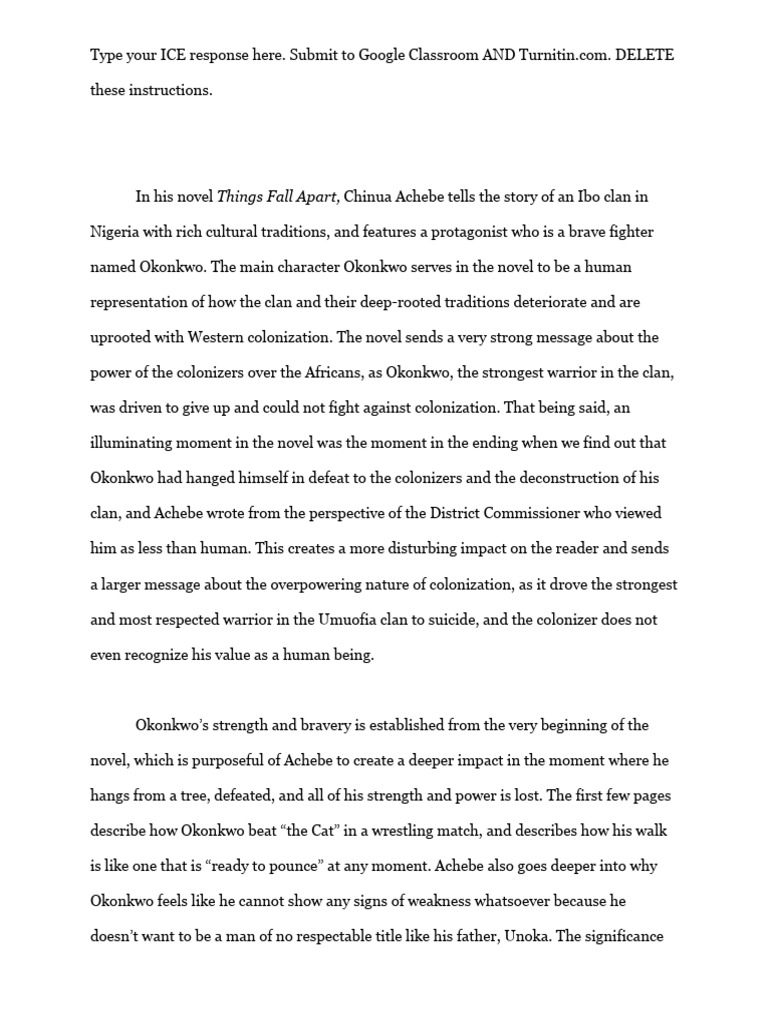 Meryem Uysal - Things Lit Argument ICE GC | PDF