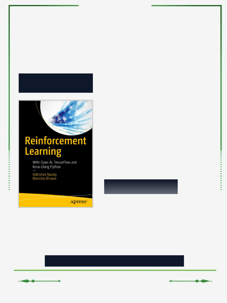 Reinforcement Learning: With Open AI, TensorFlow and Keras Using Python 1st Edition Abhishek ...