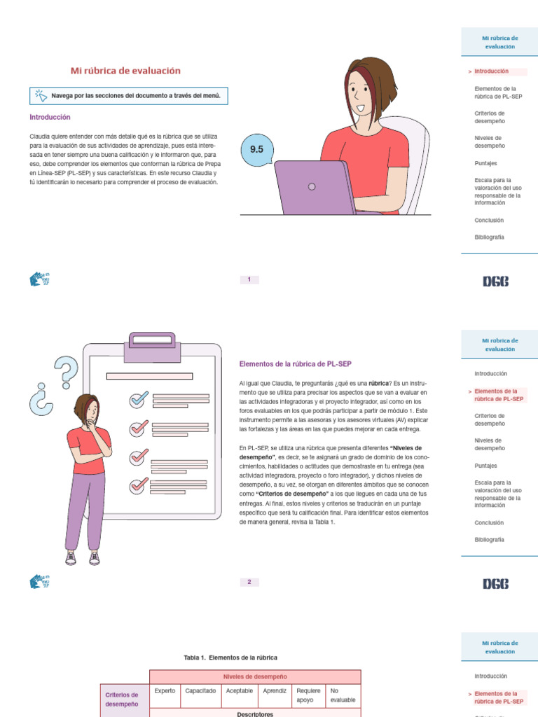 M0 S1 Mi Rubrica de Evaluacion PDF INT | PDF | Rúbrica (Académica) | Evaluación
