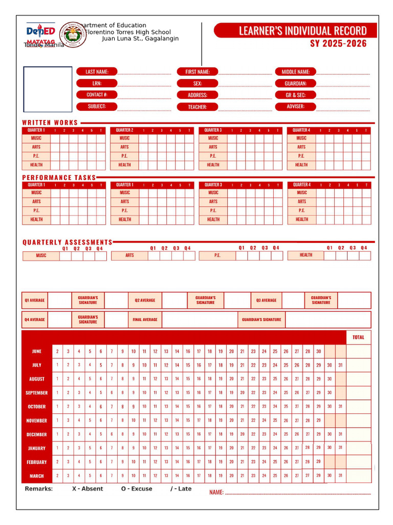 Class Record | PDF