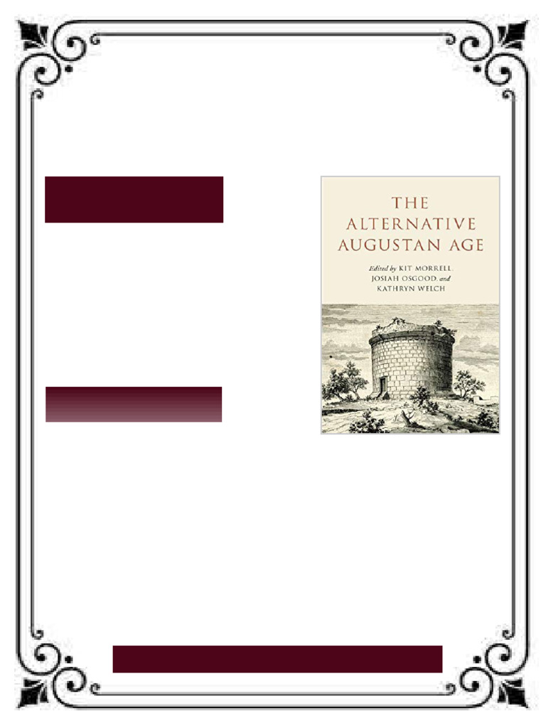 The Alternative Augustan Age 1st Edition Kit Morrell ebook free flow ...