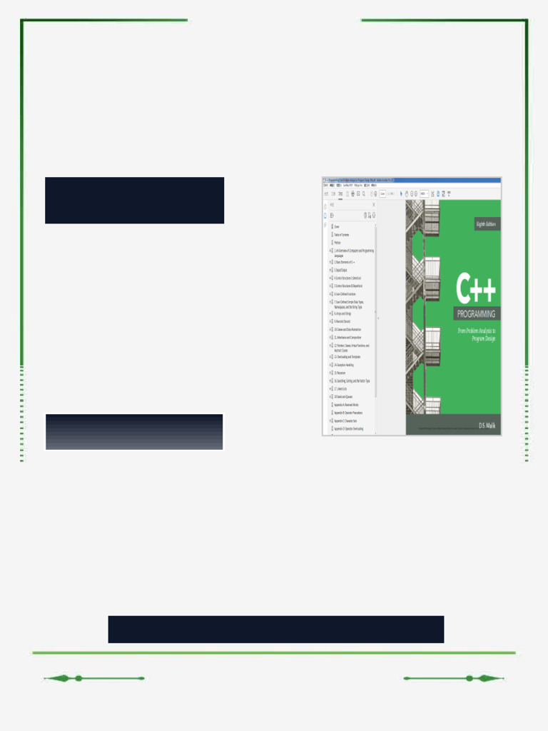 (Original PDF) C++ Programming From Problem Analysis to Program Design 8th eBook collectorâ€™s ...
