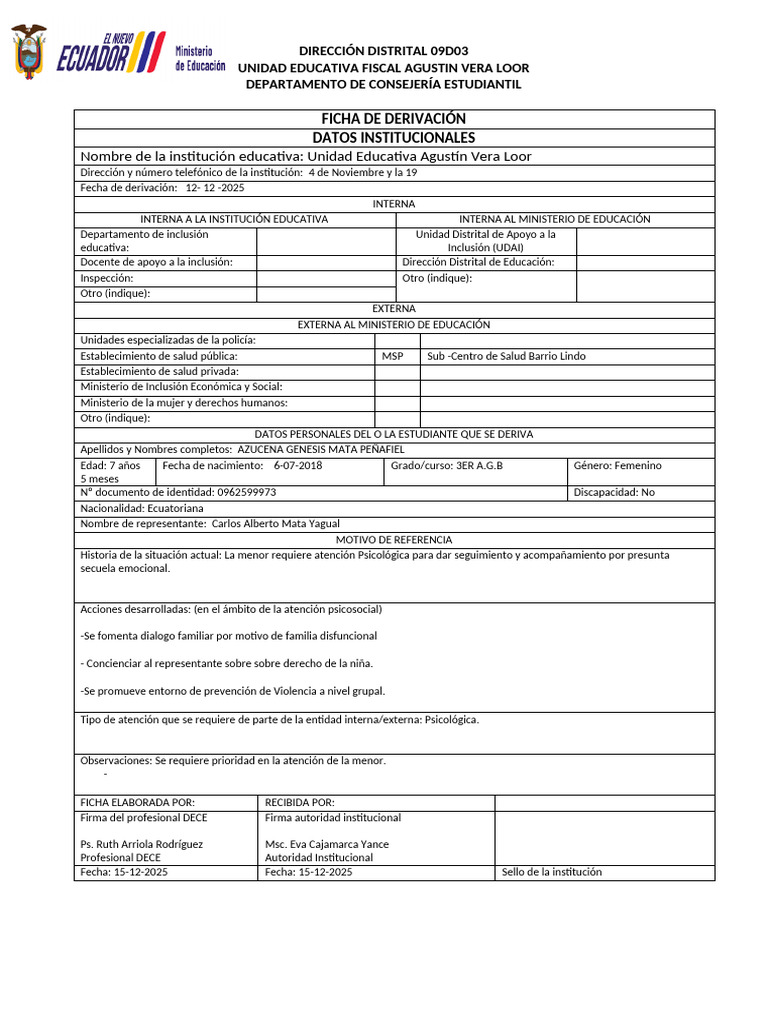 Derivacion Carla Mata (1) | PDF