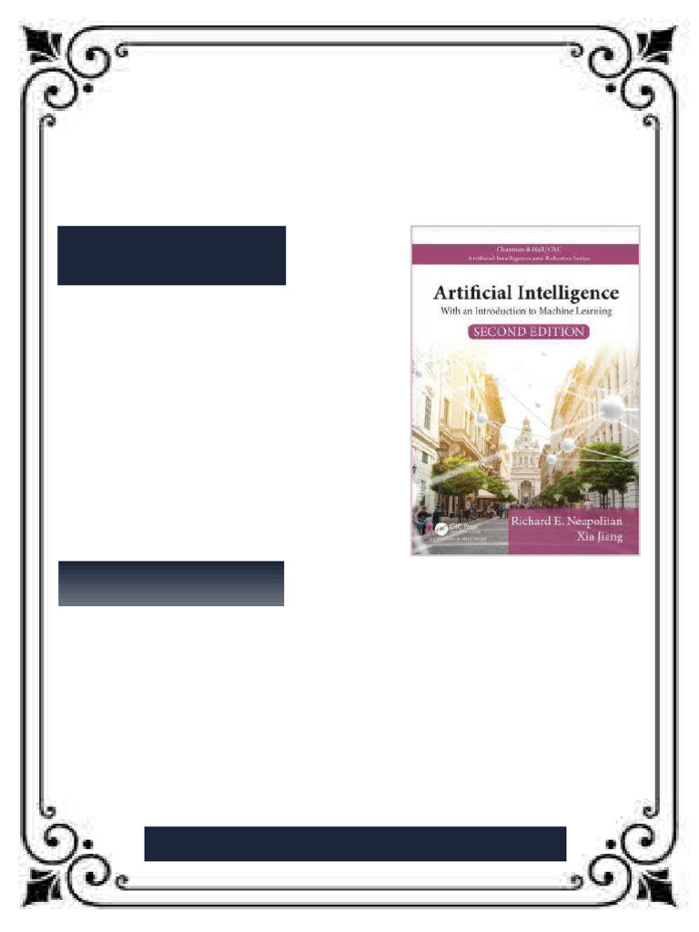 Artificial Intelligence With an Introduction to Machine Learning 1st Edition Richard E ...