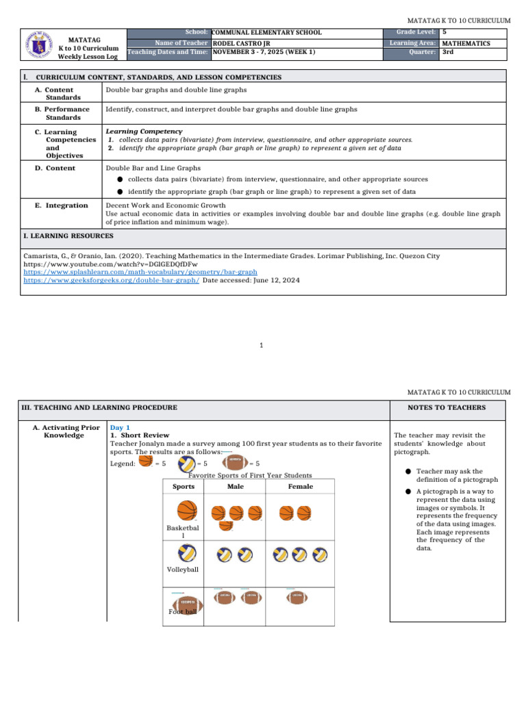 K-10 Math Curriculum: Graphing Data Skills | PDF | Survey Methodology ...