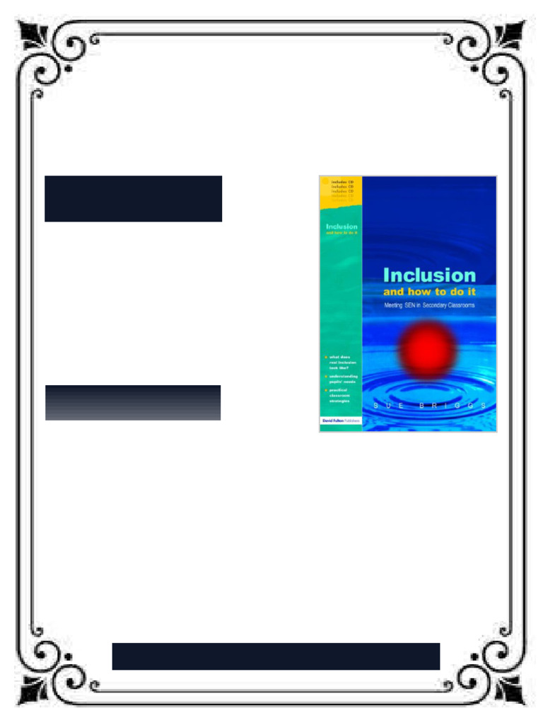 Inclusion How to do it in Secondary Schools Sue Briggs ebook cloud ...