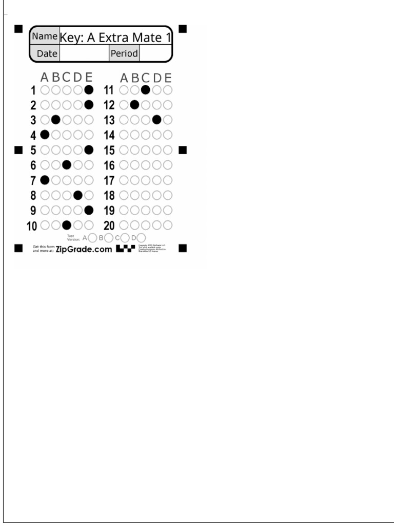 Key_ A Extra Mate 1 | PDF