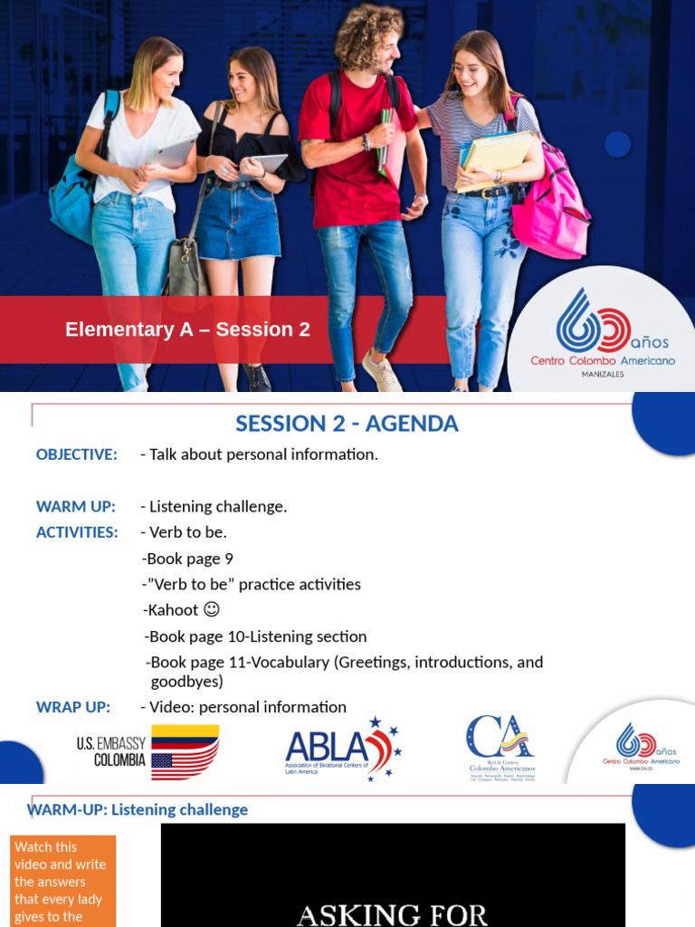 Session 2- Elementary A | PDF