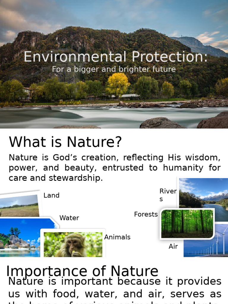 Environmental Protection | PDF | Habitat Destruction | Nature