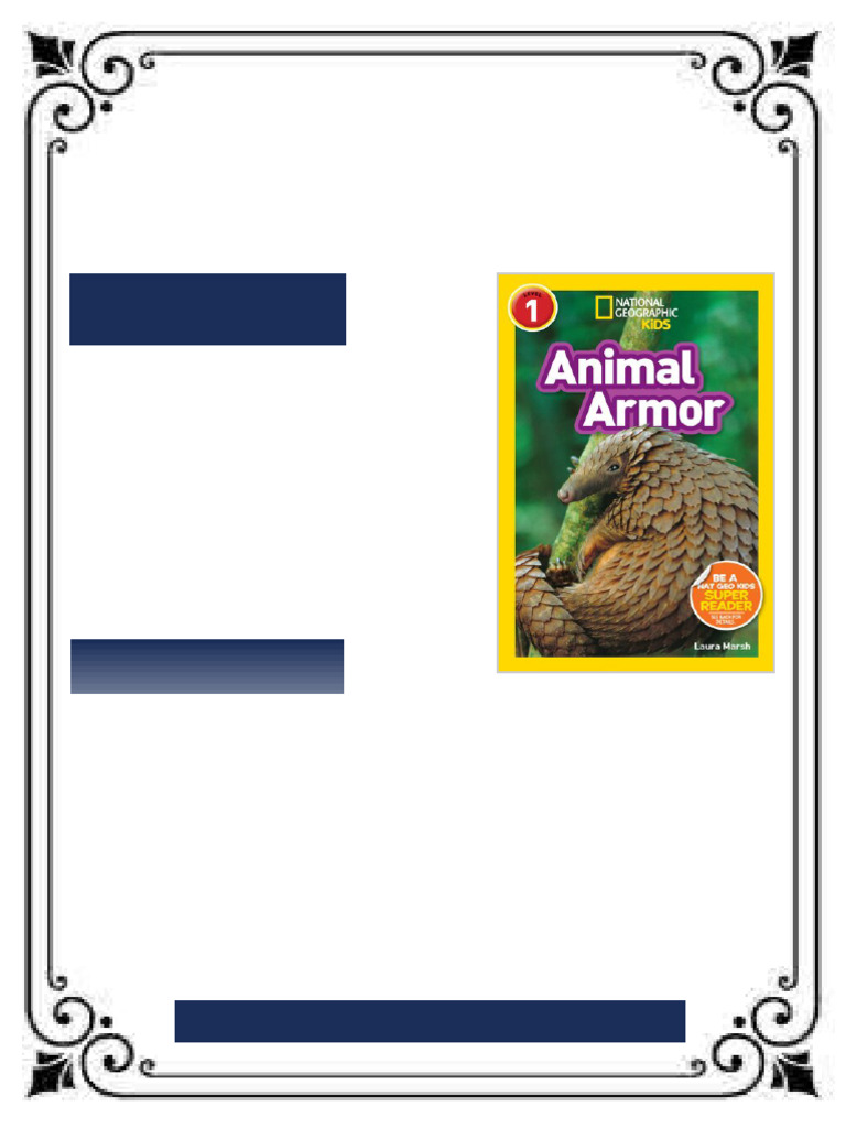 National Geographic Kids Readers Animal Armor L1 Laura Marsh eBook ...