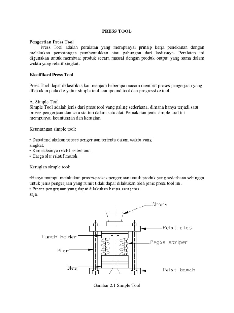 Press Tool | PDF | Komputer