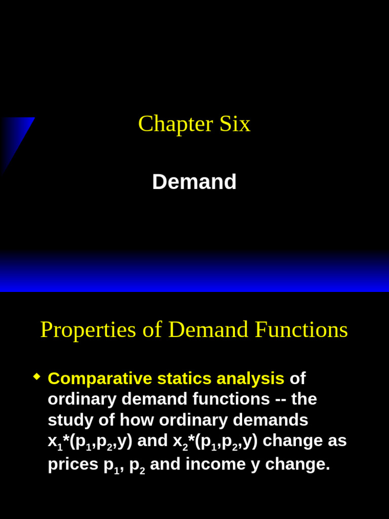 Ch6 | PDF | Demand | Utility
