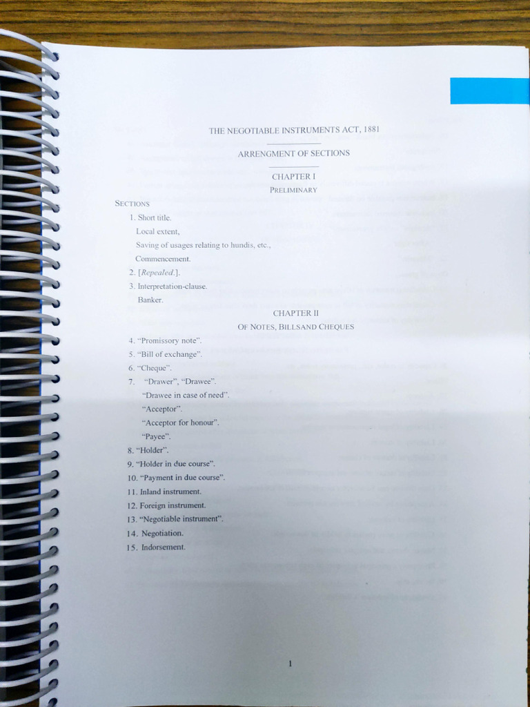 Nia and LLP Sections List | PDF