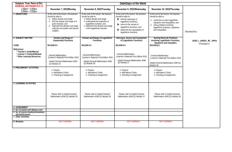 Week 2 | PDF | Function (Mathematics) | Logarithm