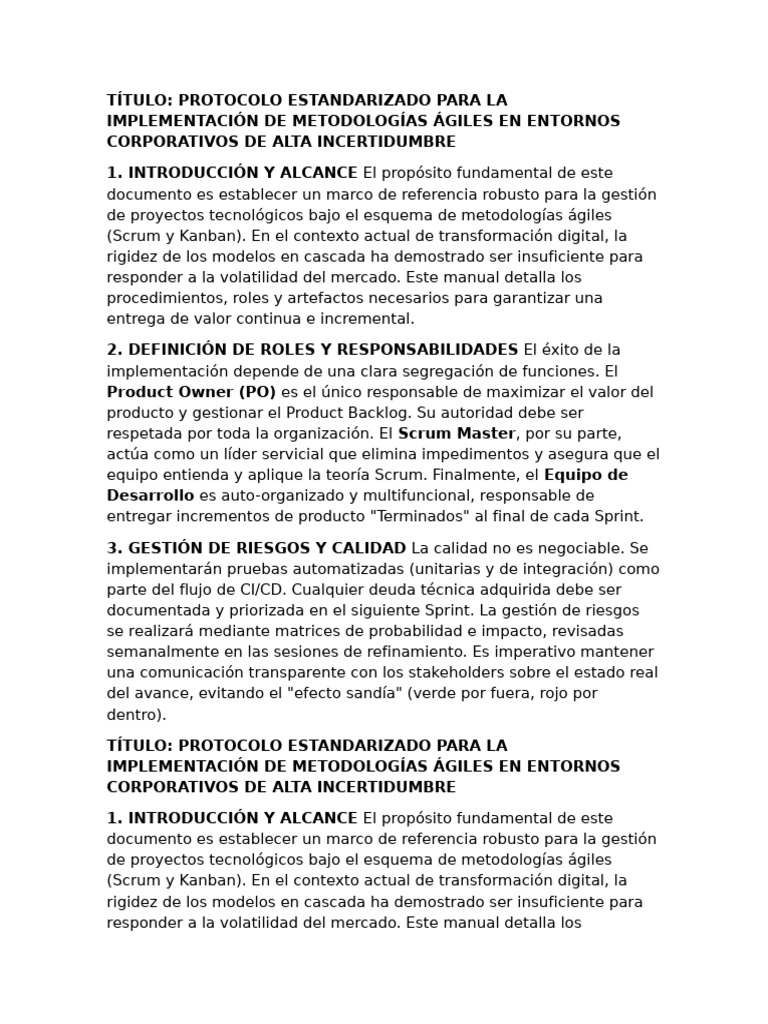 Implementación Ágil en Entornos Corporativos | PDF | Scrum (desarrollo ...