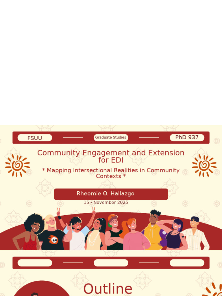 Community Extension EDI | PDF | Critical Race Theory | Intersectionality