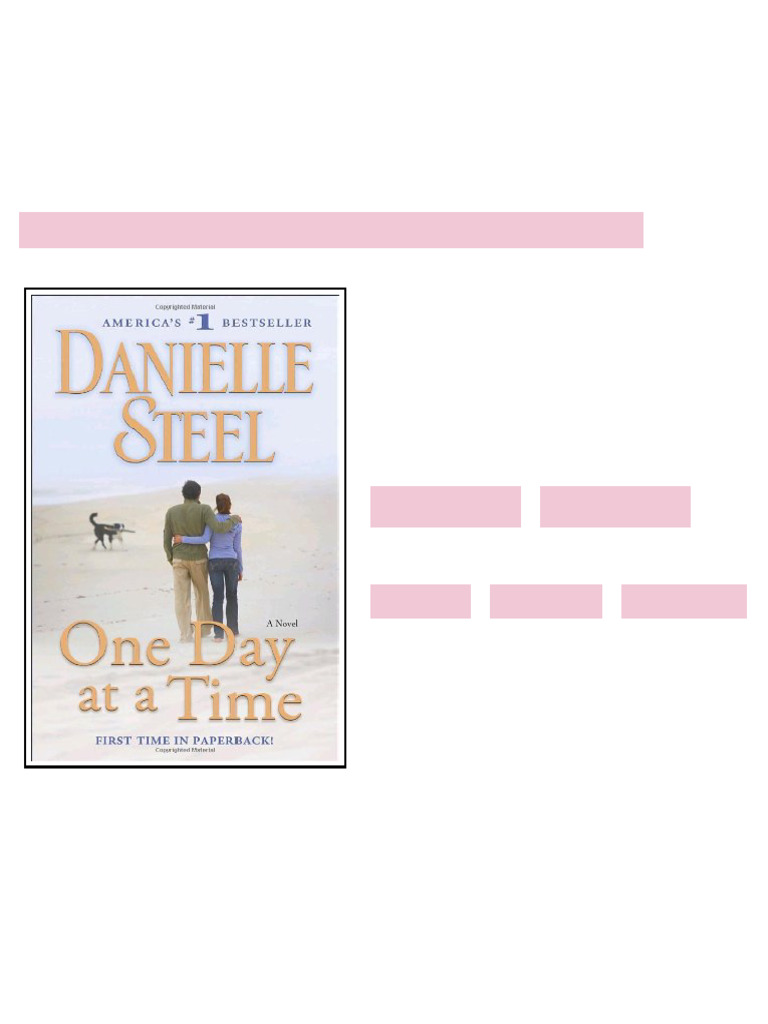 One Day At A Time Reprint Danielle Steel ebook interactive digital ...