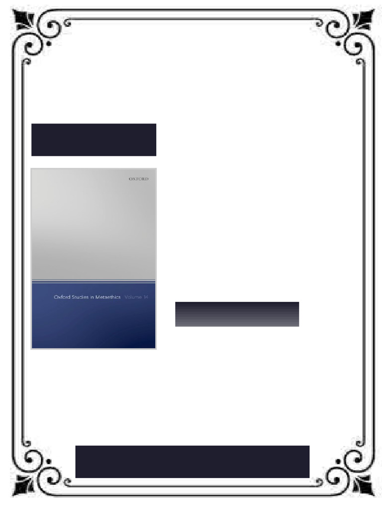 Oxford Studies in Metaethics, Volume 14 Russ Shafer-Landau (Editor ...