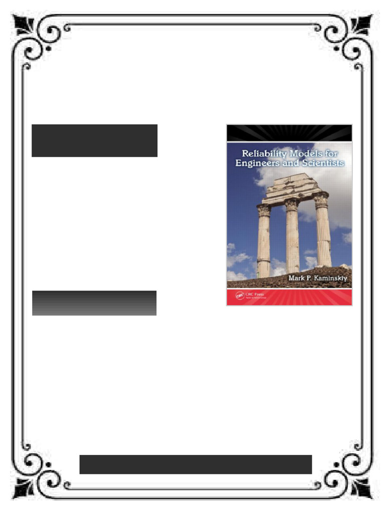 Reliability Models for Engineers and Scientists 1st Edition Mark P ...