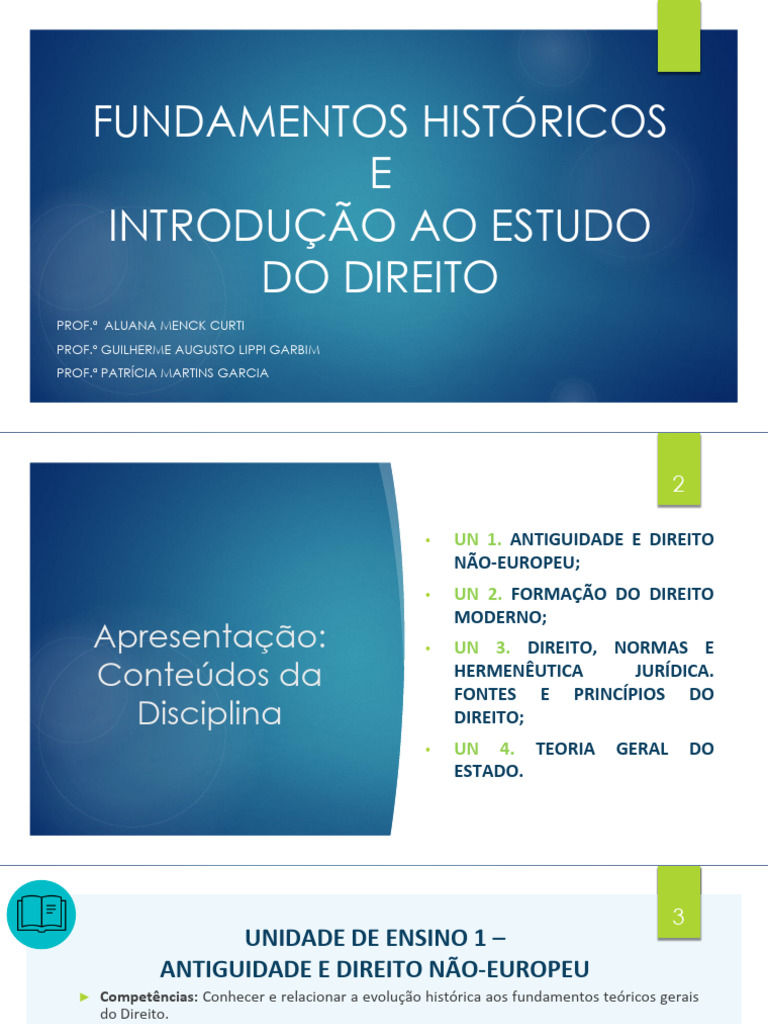1.+AULA+1+-+FUNDAMENTOS+HISTÓRICOS+E+IED+-+U.1+-+S.1 | PDF ...