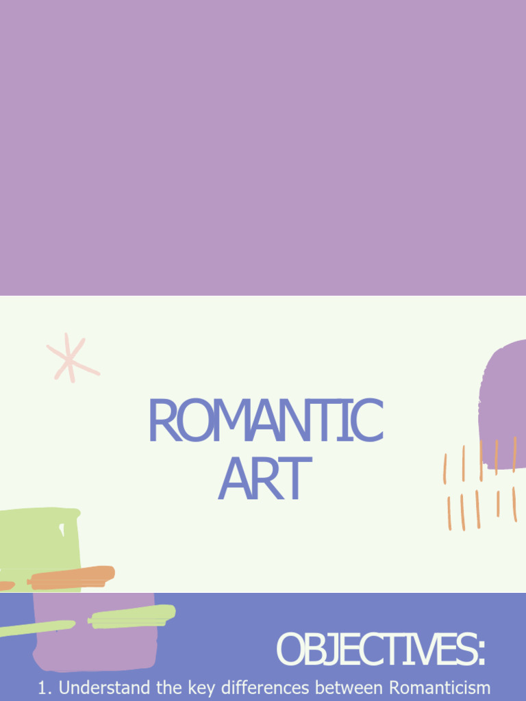 Lesson 2 Romantic Art | PDF | Romanticism | Paintings