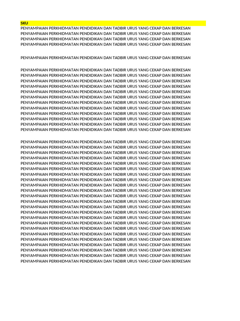 Sub SKU PT KEW (1) | PDF