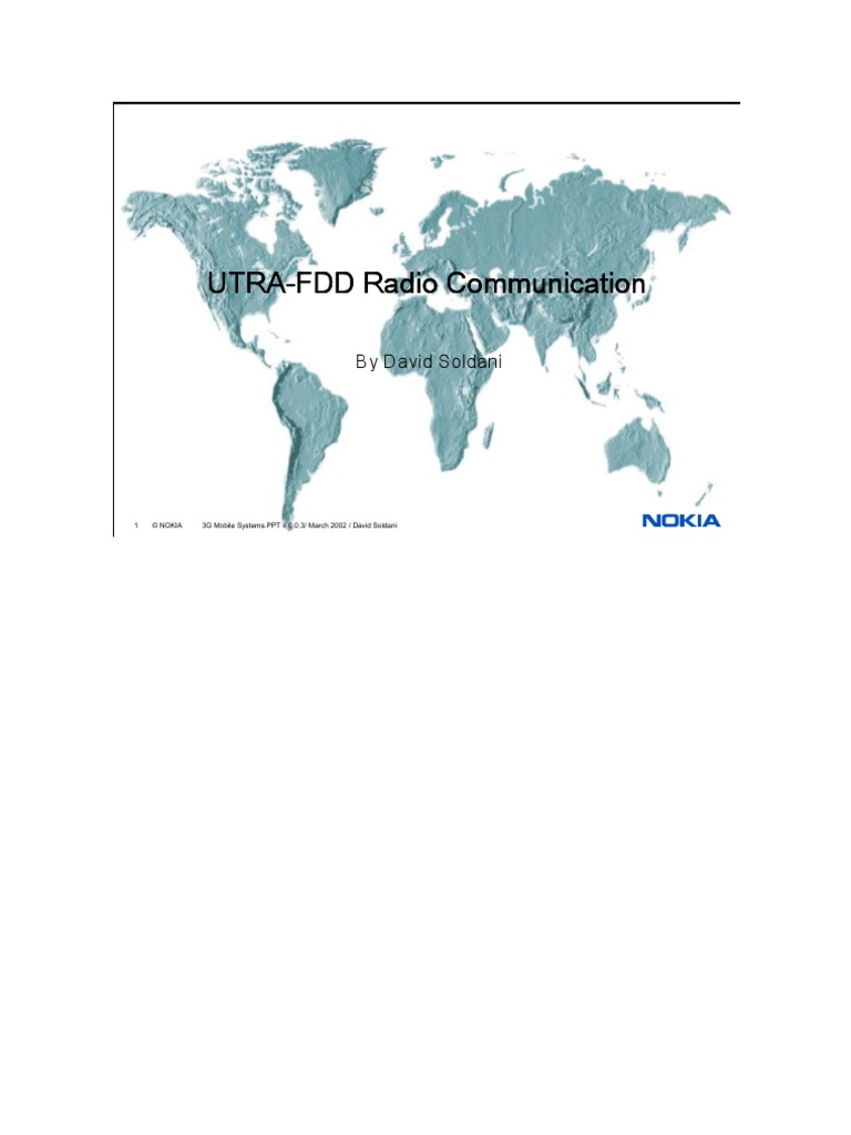 WCDMA UTRAN Interfaces and Protocol Stacks | PDF | Asynchronous Transfer Mode | Forward Error ...