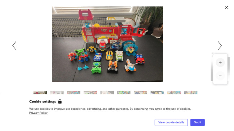 Huge Rescue Bot Lot Griffin Rock Fire Station With 14 Rescue Bots ...