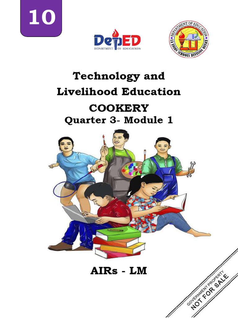 Final Cookery10 q3 Module1 | PDF | Stock (Food) | Cuisine