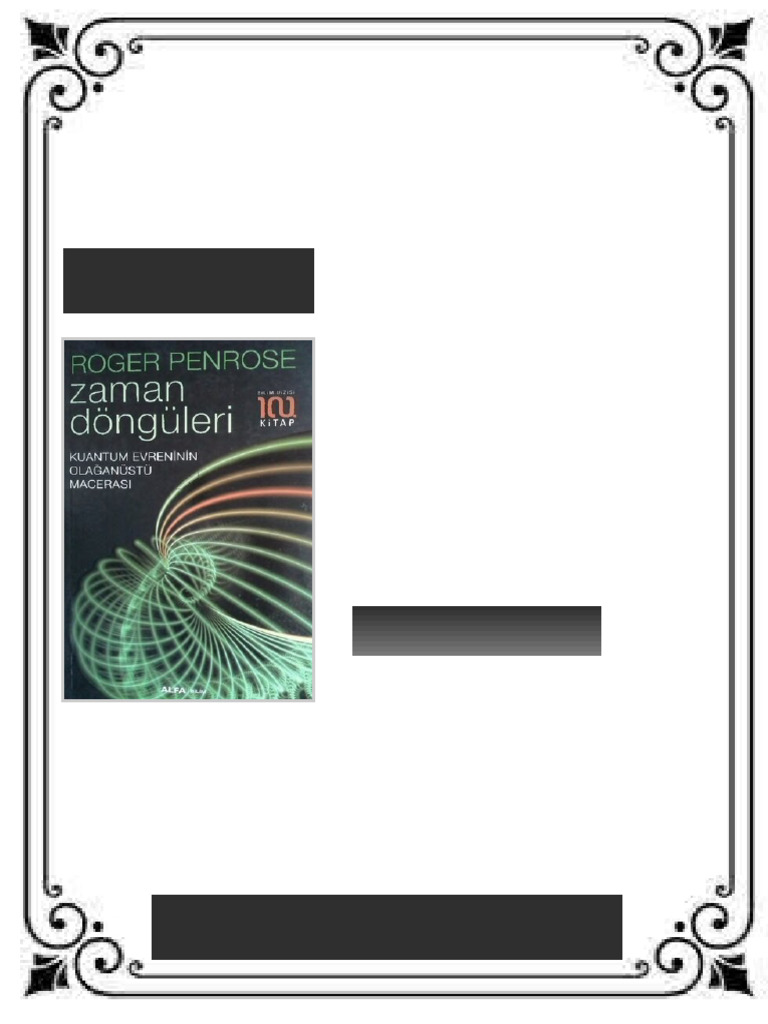 Zaman Döngüleri Kuantum Evreninin Olağanüstü Macerası 1st Edition Roger ...