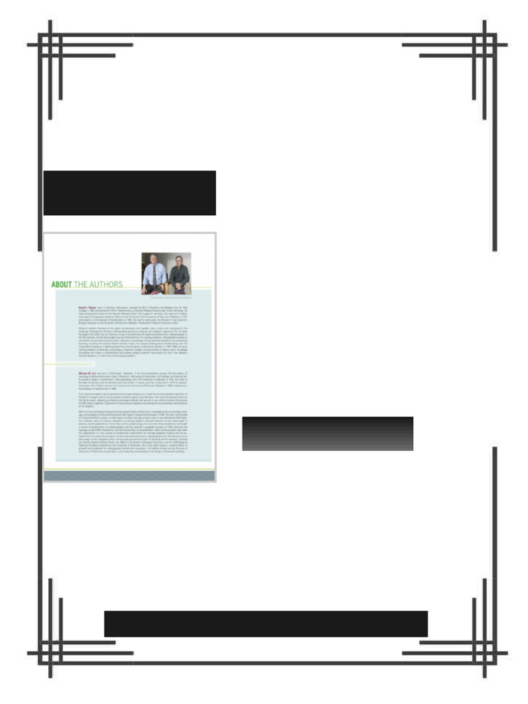 Lehninger Principles of Biochemistry 7th Edition Nelson David L Cox ...